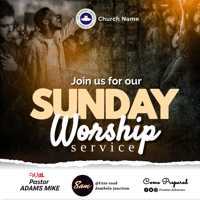 church concert flyer Template | PosterMyWall