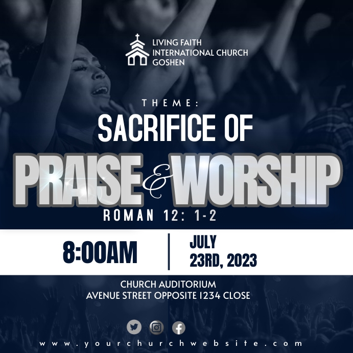 Church concert flyer Template | PosterMyWall