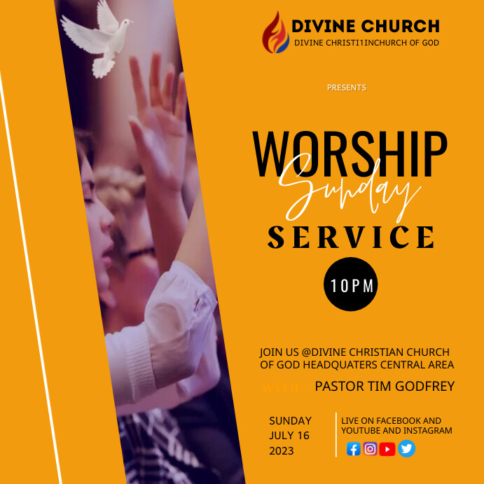 church concert flyer Template | PosterMyWall