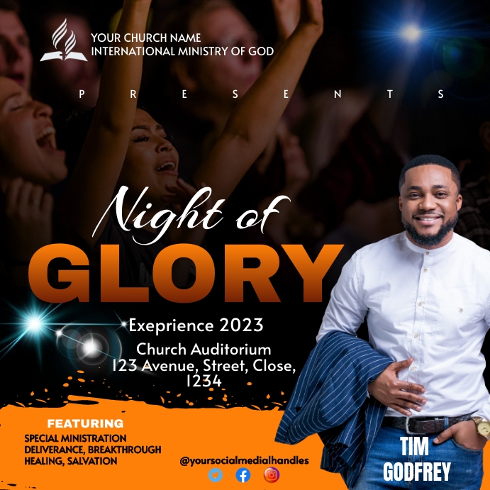 Church concert flyer Template | PosterMyWall