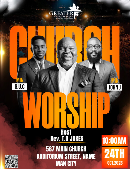 church concert flyer Template | PosterMyWall