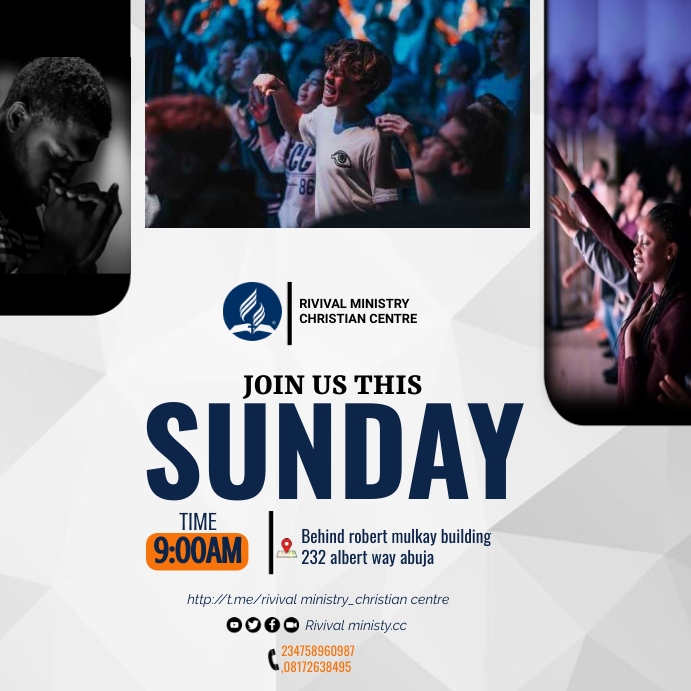 church concert flyer Template | PosterMyWall