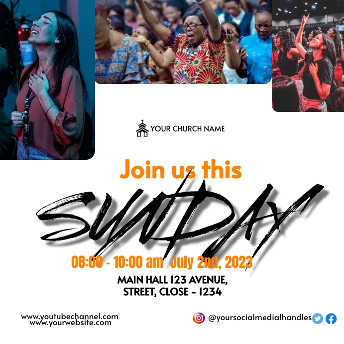 Church concert flyer Template | PosterMyWall