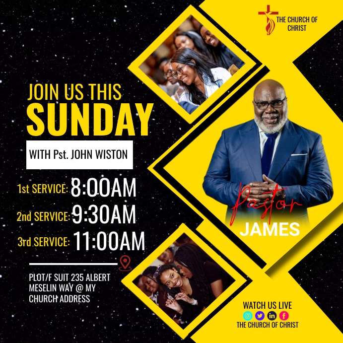 church concert flyer Template | PosterMyWall