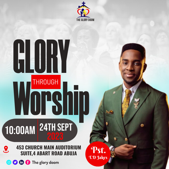 church concert flyer Template | PosterMyWall