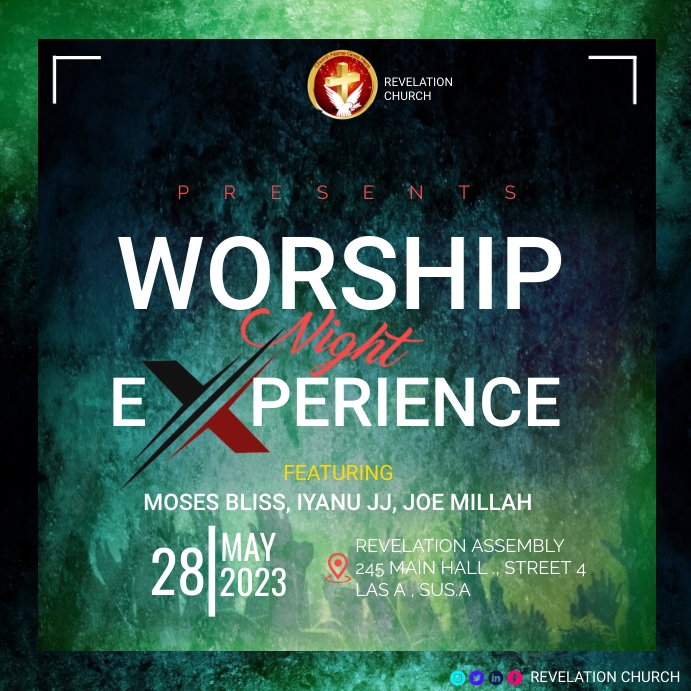 church concert flyer Template | PosterMyWall