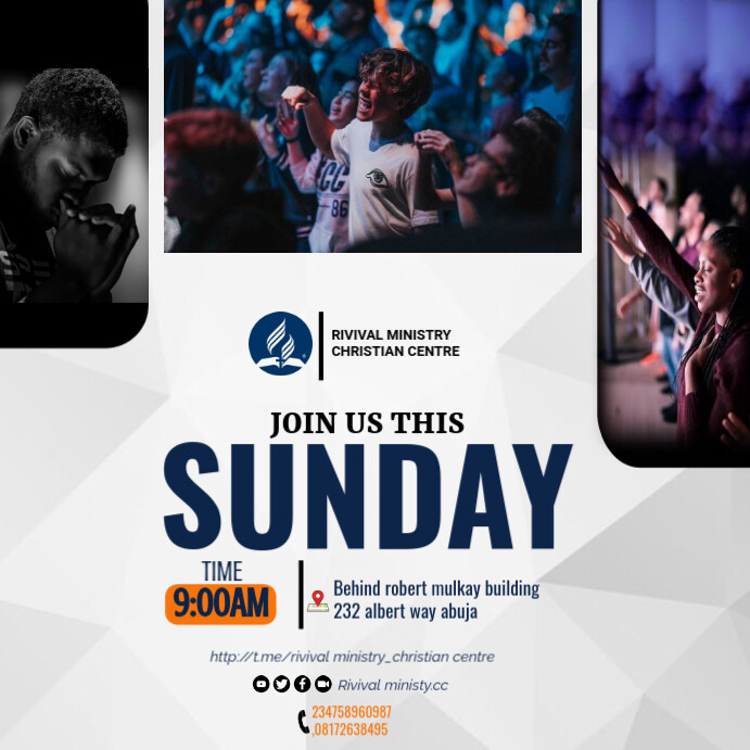 church concert flyer Template | PosterMyWall