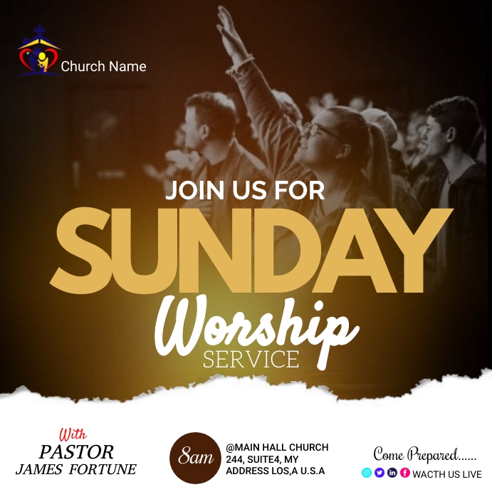 church concert flyer Template | PosterMyWall