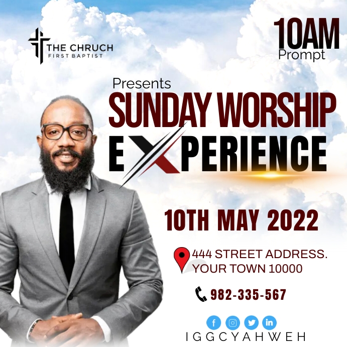 CHURCH CONCERT FLYER Template | PosterMyWall