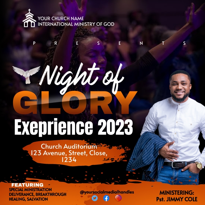 Church concert flyer Template | PosterMyWall