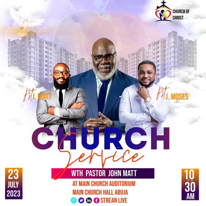 church concert flyer Template | PosterMyWall