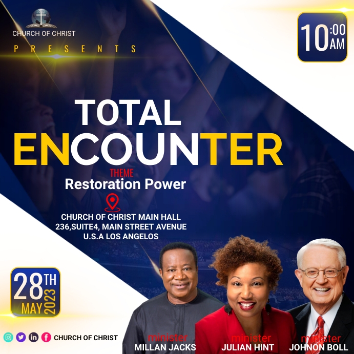 church concert flyer Template | PosterMyWall