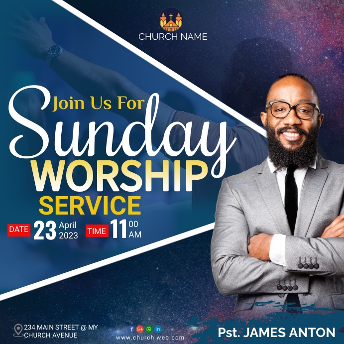 church concert flyer Template | PosterMyWall