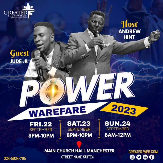 church concert flyer Template | PosterMyWall