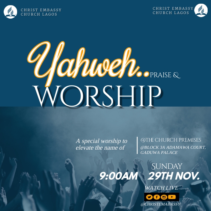 church concert flyer Template | PosterMyWall