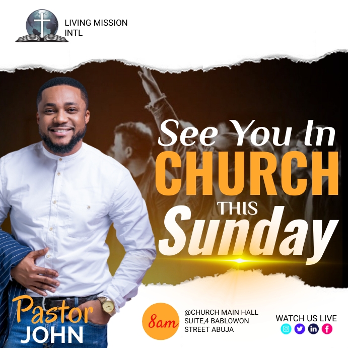 church concert flyer Template | PosterMyWall