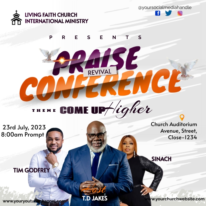 Church concert flyer Template | PosterMyWall