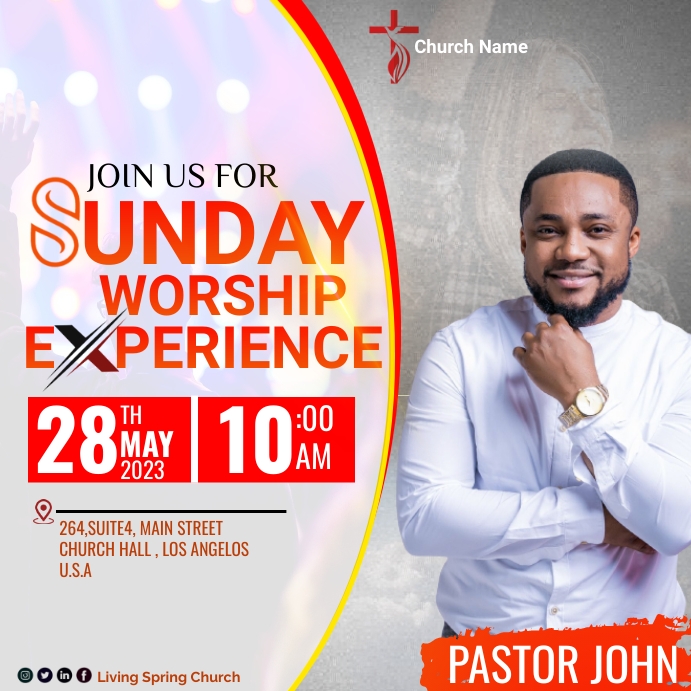 church concert flyer Templat | PosterMyWall