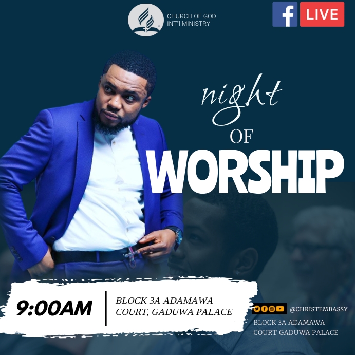 church concert flyer Template | PosterMyWall