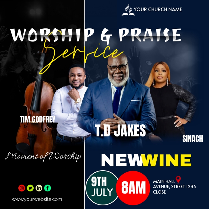 Copy of Church concert flyer | PosterMyWall