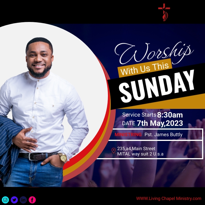 church concert flyer Template | PosterMyWall