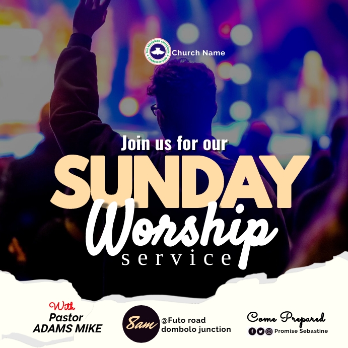 church concert flyer Template | PosterMyWall