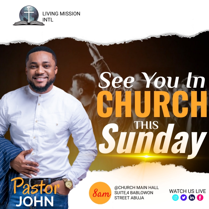 church concert flyer Template | PosterMyWall