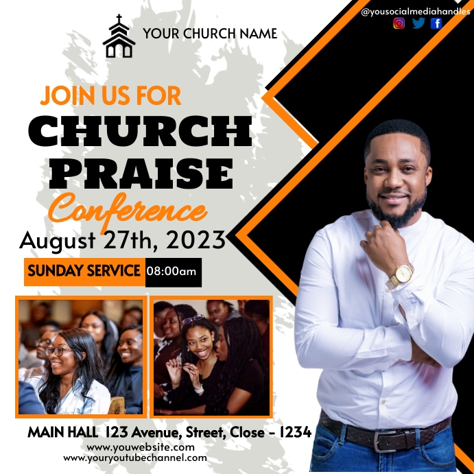 Church concert flyer Template | PosterMyWall