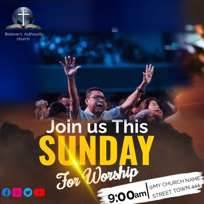 church concert flyer Template | PosterMyWall