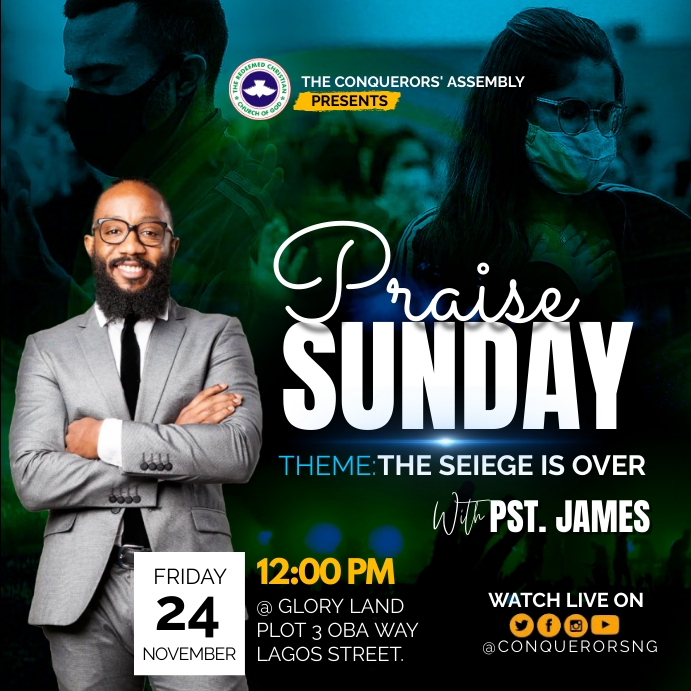 church concert flyer Template | PosterMyWall