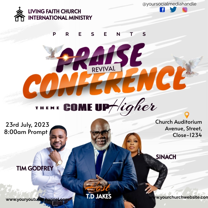 Church concert flyer Template | PosterMyWall