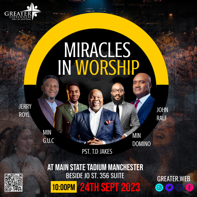 church concert flyer Template | PosterMyWall
