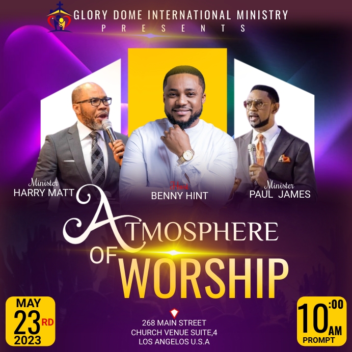 church concert flyer Template | PosterMyWall