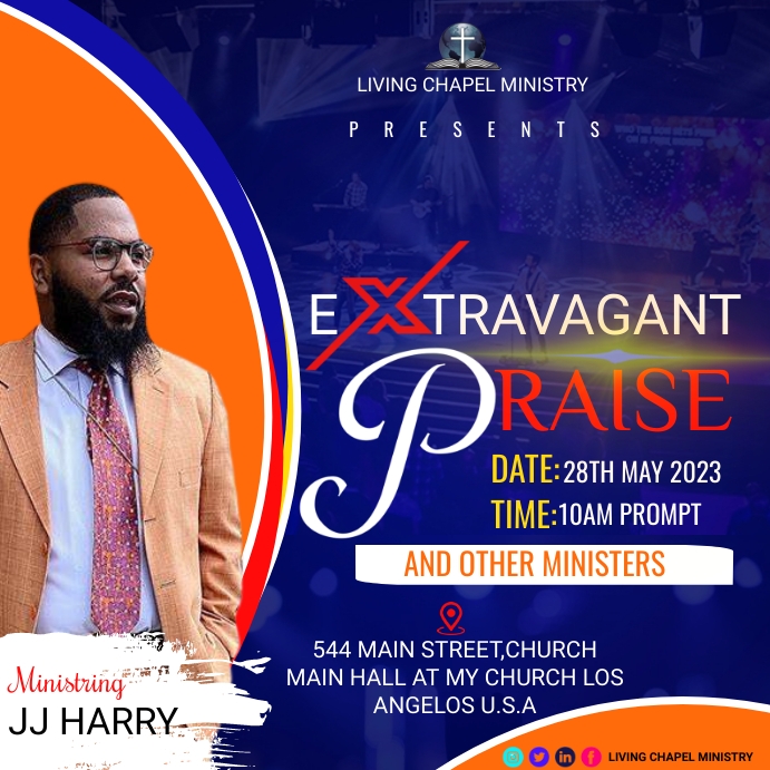 church concert flyer Template | PosterMyWall