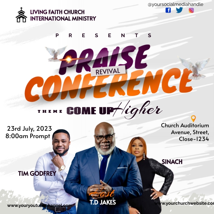 Church concert flyer Template | PosterMyWall