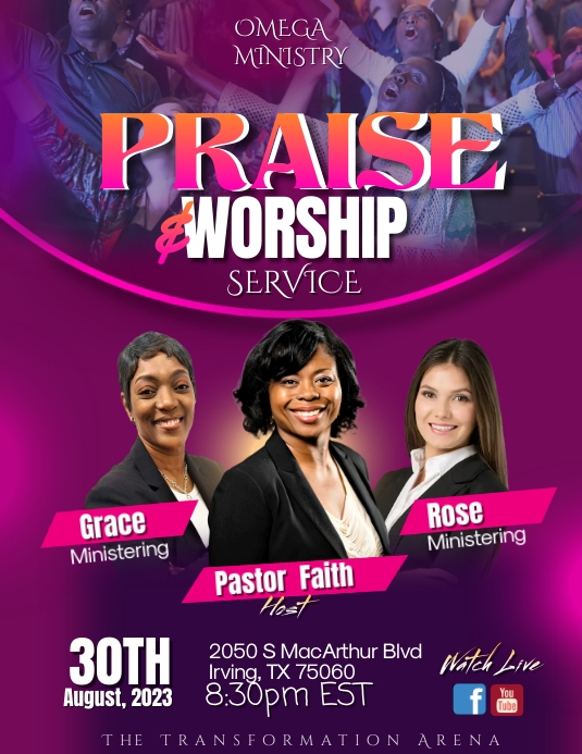 CHURCH CONCERT FLYER Template | PosterMyWall