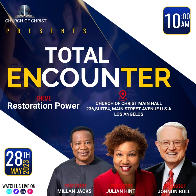 church concert flyer Templat | PosterMyWall