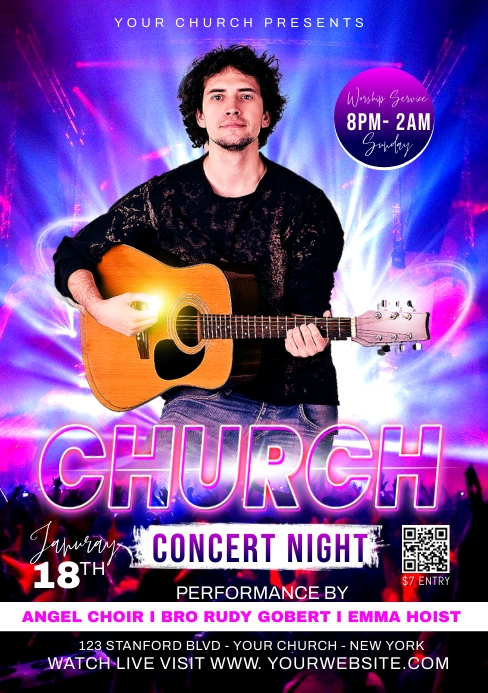 Church Concert Flyer Template | PosterMyWall