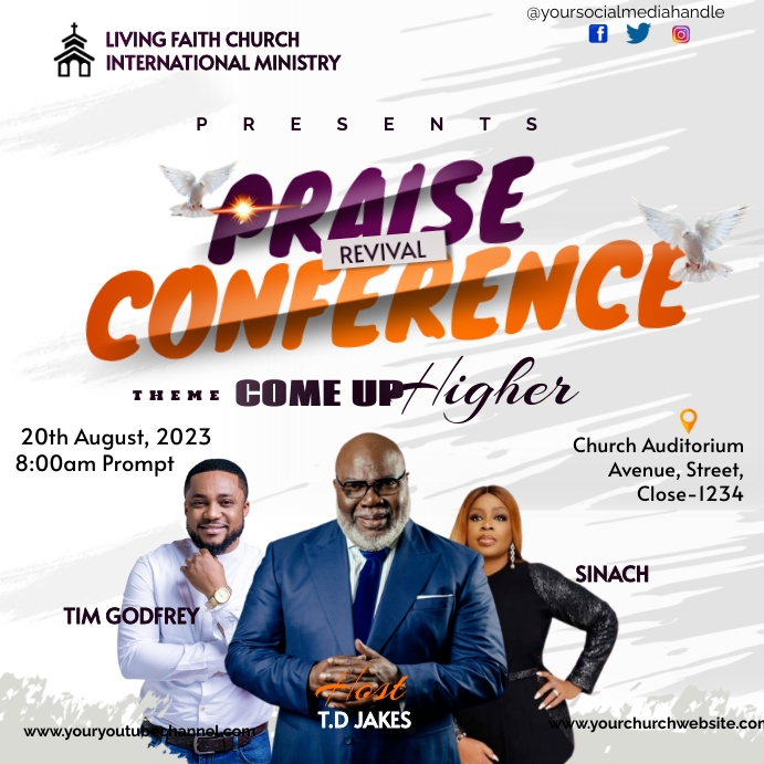 Church concert flyer Template | PosterMyWall