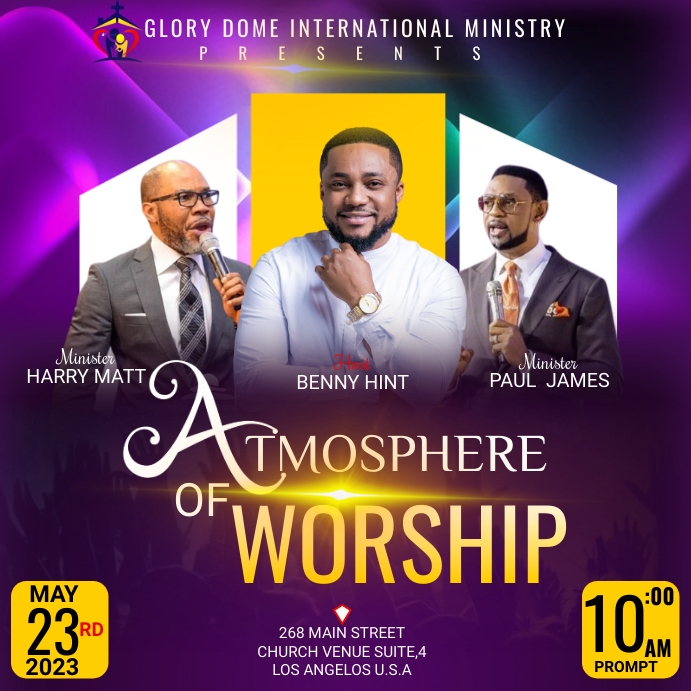 church concert flyer Template | PosterMyWall