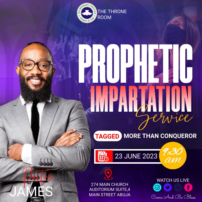 church concert flyer Template | PosterMyWall