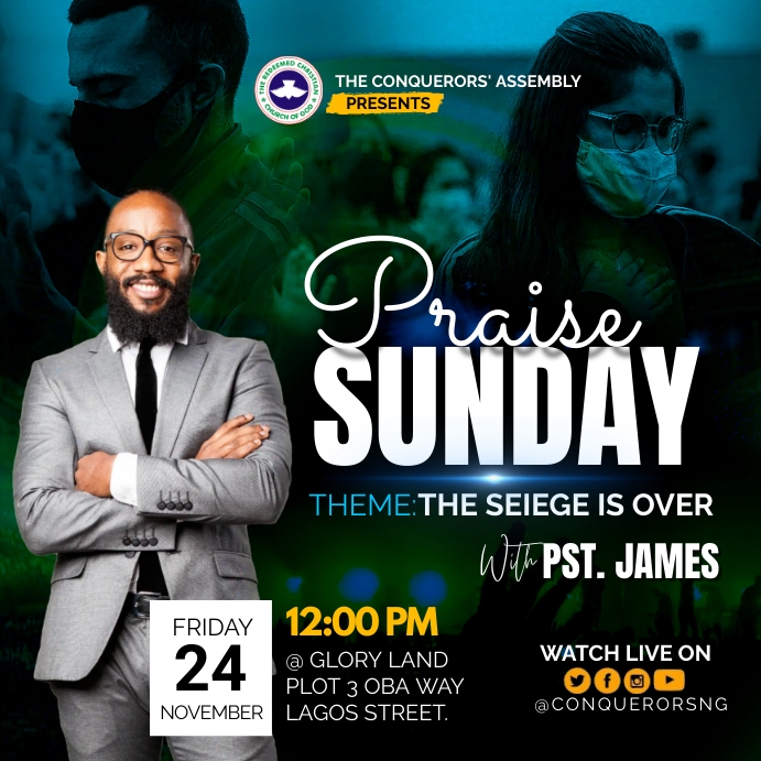 church concert flyer Template | PosterMyWall