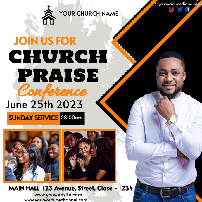 Church concert flyer Template | PosterMyWall