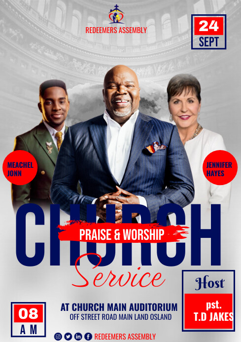 church concert flyer Template | PosterMyWall