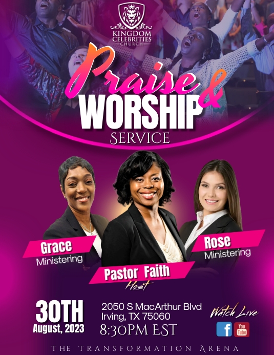 CHURCH CONCERT FLYER Template | PosterMyWall