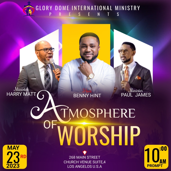 Copy of church concert flyer | PosterMyWall