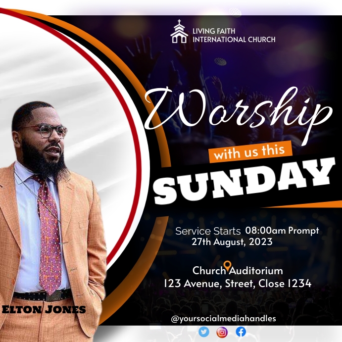 Church concert flyer Template | PosterMyWall