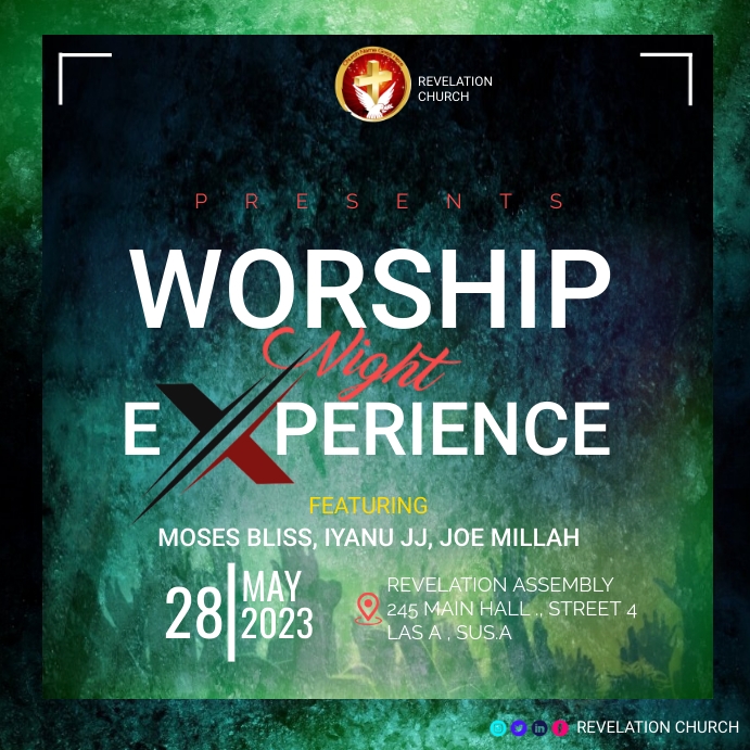 church concert flyer Template | PosterMyWall