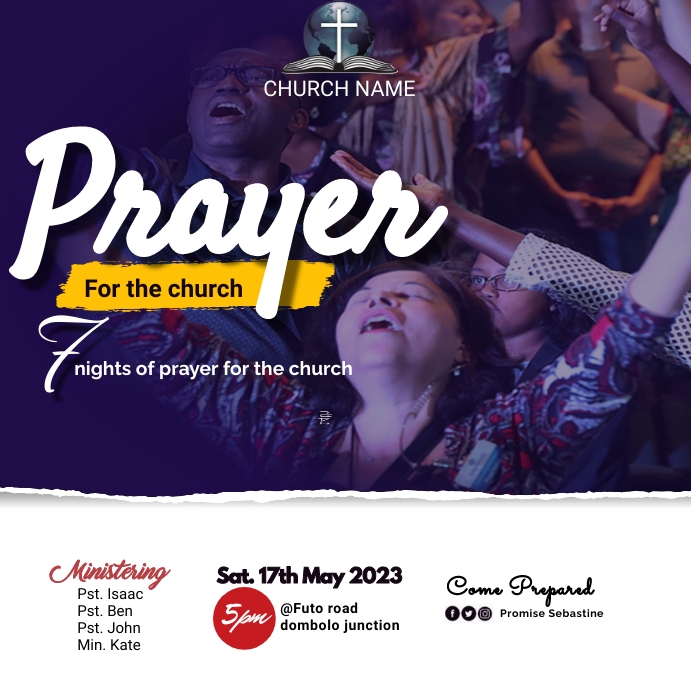 church concert flyer Template | PosterMyWall