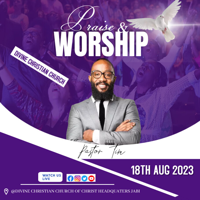 church concert flyer Template | PosterMyWall